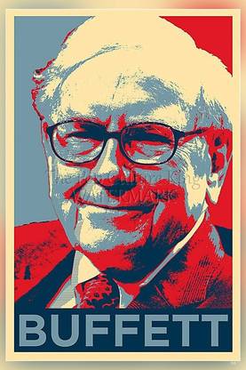 Warren Buffett Art Hope Matte Finish Poster P-153 Paper Print ...