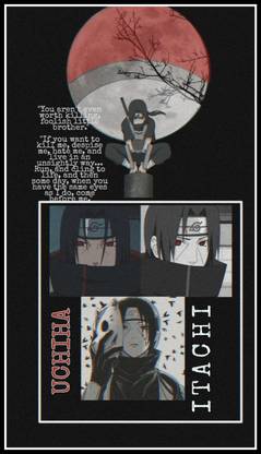 Naruto - Sasuke - Posters - A4 Paper Print - Animation & Cartoons ...