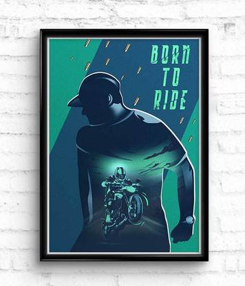 ajith-kumar-born-to-ride-silhouette-poster Photographic Paper - Movies ...