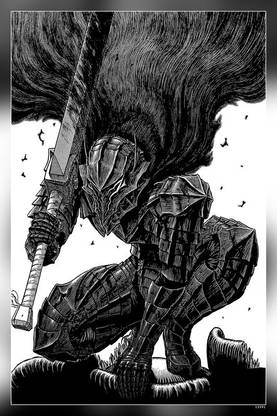 Berserk Guts Matte Finish Poster Paper Print - Animation & Cartoons ...