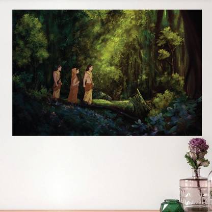 Ramayan Wall Poster, Lord Ram Sita Lakshman Poster, Shri Ram Poster ...
