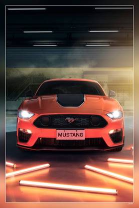Ford Mustang Mach Matte Finish Poster P-13646 Paper Print - Animation ...
