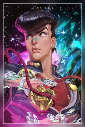 Jojos Bizarre Adventure Anime Series Matte Finish Poster P-15145 Paper ...