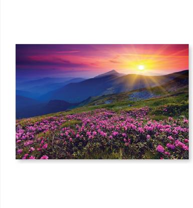 SR Creative Craft Nature Wall Poster for Entrance/Living Room/Office ...