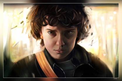 Stranger Things Eleven Stranger Things Millie Bobby Brown Matte Finish ...