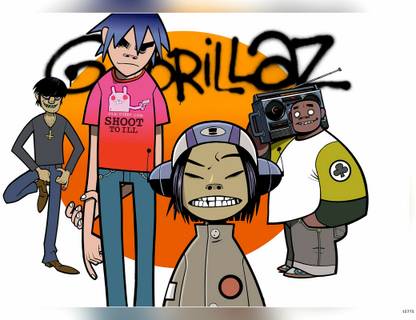 Gorillaz Noodle Animated Series Hd Matte Finish Poster Paper Print ...