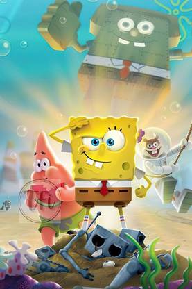 Cartoon Character Posters for Room, Unframed, with Double Sided Tape ...