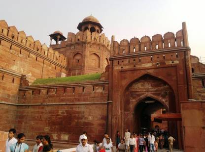 Red fort poster Multicolor Photo Paper Print Poster Photographic Paper ...