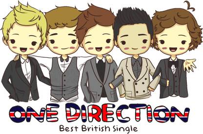 Poster One Direction Vector sl-17963 (Large Poster, 36x24 Inches ...