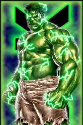 Hulk Poster |Hulk Posters for Room | Superhero Hulk Posters | Unframed ...