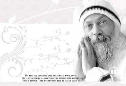 Poster Osho World Quote Photograph Wall Poster sl-8997 (Wall Poster ...