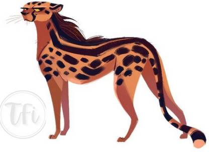 Cheetah Poster | Cheetah Posters for Room | Unframed | With Self ...