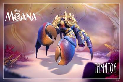 Movie Moana Crab Moana Movie Matte Finish Poster P-14522 Paper Print ...