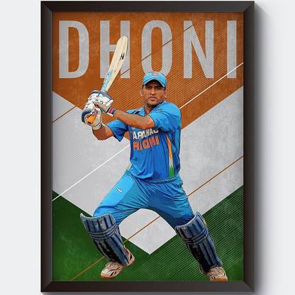 Poster Ms Dhoni sl-9964 (Large Poster, 36x24 Inch, Banner Media Print ...