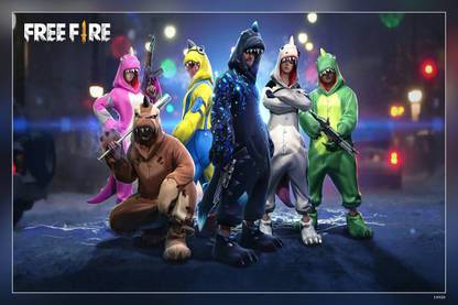 Free Fire- Gaming Matte Finish Poster P-14920 Paper Print - Animation ...