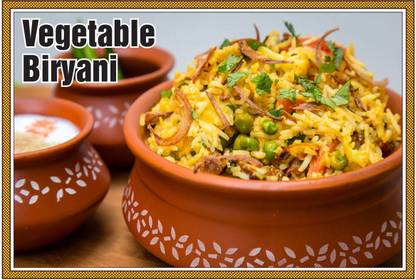 Poster Stickers For Hotel Restaurant Caterer Vegetable Biryani Sticker ...