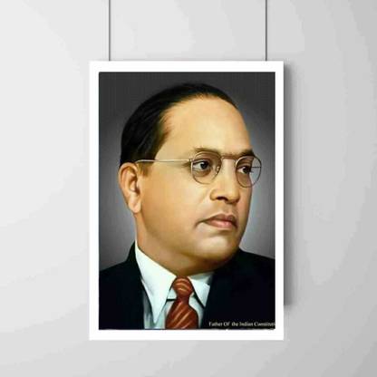 Dr. B R Ambedkar Poster for home & Office, Unframed Digital Reprint ...