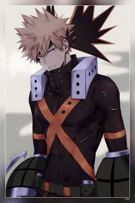 Katsuki Bakugou Myhero Academia Matte Finish Poster Paper Print ...