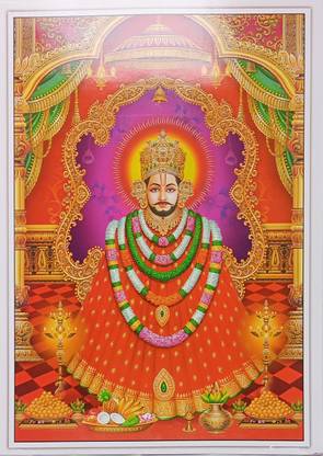 Khatu Shyam God Poster - Divine Wall Art for Your Home Paper Print ...