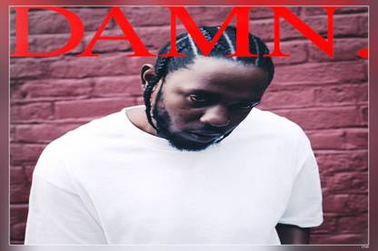 Kendrick Lamar Damn. Album Cover Matte Finish Poster P-1540 Paper Print ...