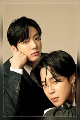 Jikook Bangtan Bts Jimin Jungkook Matte Finish Poster Paper Print ...