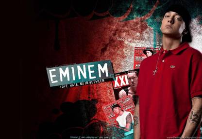 Poster Eminem sl-12870 (LARGE Poster, 36x24 Inches, Banner Media ...
