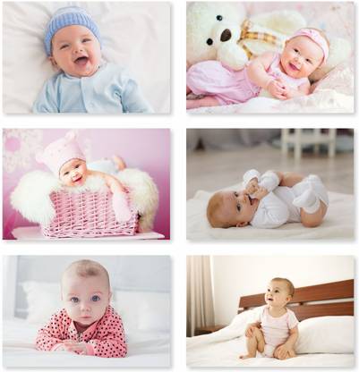 Cute Baby Posters Smiling Baby Wall Poster For Room Decor Paper Print ...