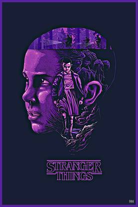 Stranger Things Eleven Poster 18 x 12 inch 300 GSM Paper Print - Movies ...