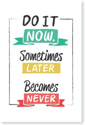 Motivational Posters with Adhesive Strips on Top & Bottom (Unframed ...