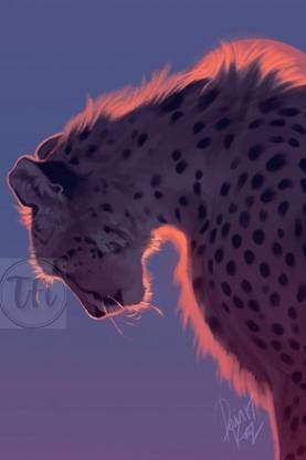Wildlife Cheetah Poster | Jungle Cheetah Posters for Room | Unframed ...