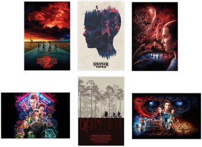 Pack of 6 Stranger Things Netflix TV Series Posters | High Definition ...