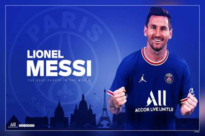 Lionel Messi Footballer Hd Matte Finish Poster Paper Print - Animation ...