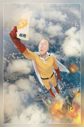 One Punch Man Saitama Anime Boys Matte Finish Poster P-12172 Paper ...