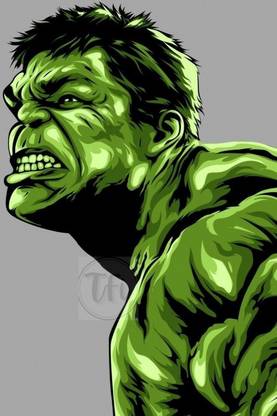 Hulk Poster |Hulk Posters for Room | Superhero Hulk Posters | Unframed ...