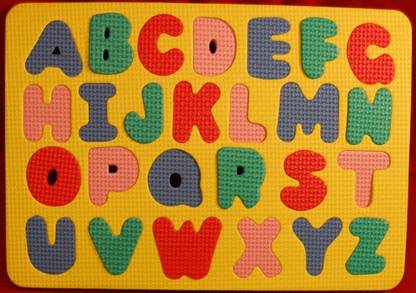 Abcd alphabet chart Poster Multicolor Photo Paper Print Poster ...