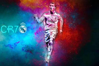 Cristiano Ronaldo CR7 Waterproof Vinyl Sticker Poster || (24 inch X 36 ...