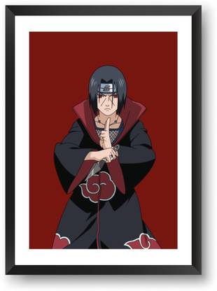 ANIME POSTER FRAME ITACHI NARUTO - Wall Poster For Home And Office With ...