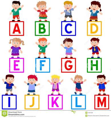 Abcd alphabet chart Poster Multicolor Photo Paper Print Poster ...