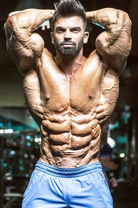 Famous Personality Wall Paper Poster|Famous Bodybuilder And Actor Sergi ...