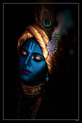 Lord Krishna Hd Matte Finish Poster Paper Print - Animation & Cartoons ...