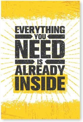 Motivational Posters with Adhesive Strips on Top & Bottom (Unframed ...