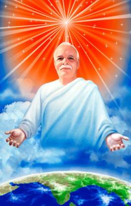 Brahma Baba || om shanti point of light|| Shiv Baba bk Wall Poster ...