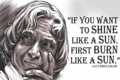 Poster Apj Abdul Kalam sl11577 (Large Poster, 36x24 Inches, Banner ...