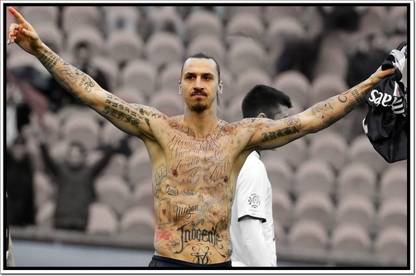 Poster Zlatan Ibrahimovic Wall Poster sl-9302 (Wall Poster, 13x19 ...