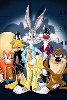 Cartoon Posters, Cartoons Poster for Room, Unframed, with Double Sided ...