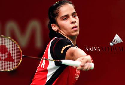 Poster Badminton Superstar Saina Nehwal sl-12639 (LARGE Poster, 36x24 ...
