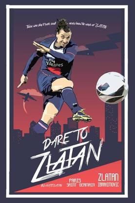 Poster Zlatan Ibrahimovic sl-15293 (LARGE Poster, 36x24 Inches, Banner ...