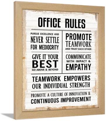 Office Quotes Frames - Motivational Quotes Wall Frames for Office ...