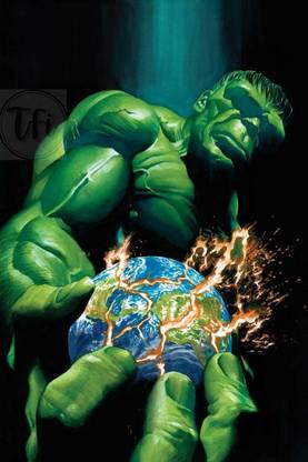 Hulk Poster |Superhero Hulk Posters | Unframed | With Self Adhesive ...