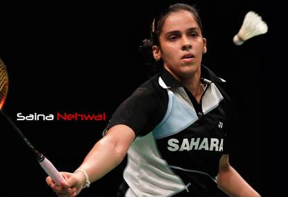 Poster Badminton Superstar Saina Nehwal sl-12637 (LARGE Poster, 36x24 ...